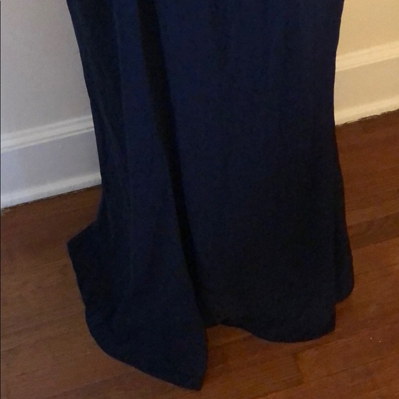 Dresses | Navy Blue Dinner Gown Full Length | Poshmark